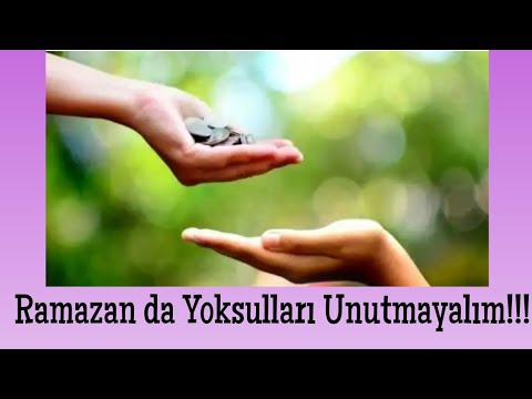 Ramazan Ayında Yoksulları Unutmayalım!!!