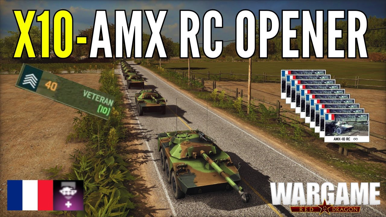 X10 - AMX RC OPENER - 1vs1 Ranked - Wargame Red Dragon - YouTube
