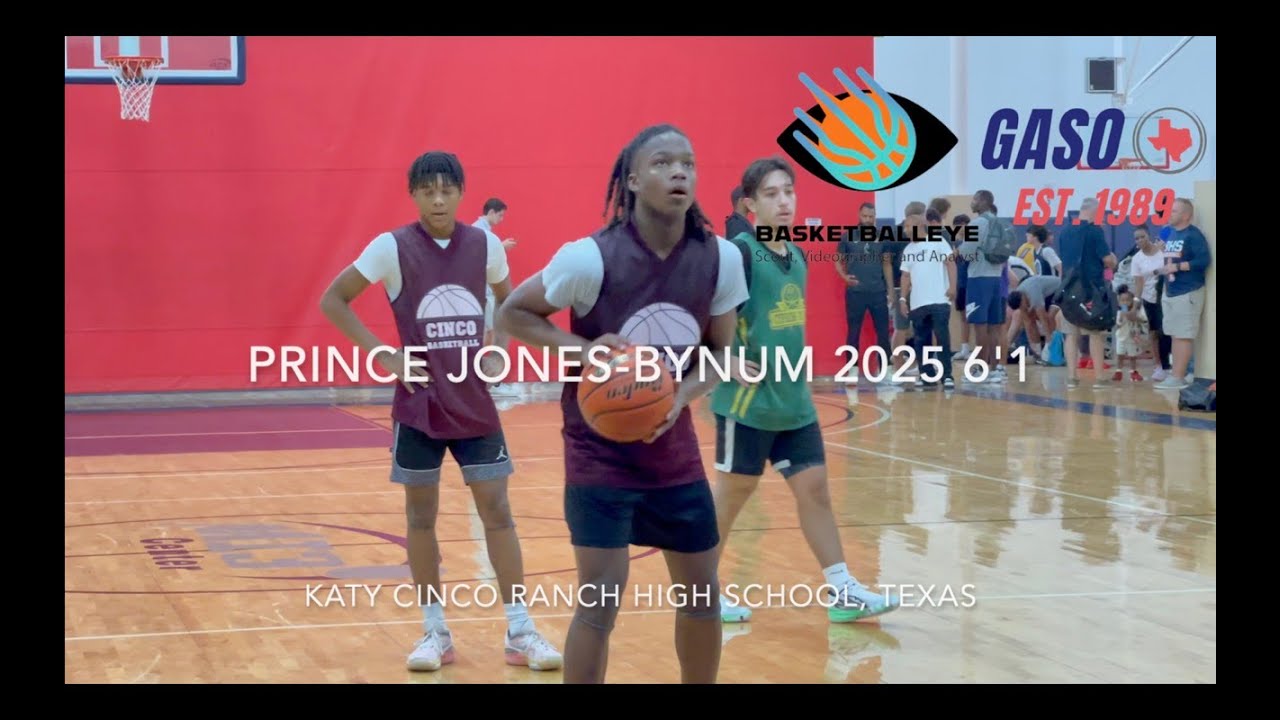 Prince Jones-Bynum 2025 6'1 Katy Cinco Ranch, Texas (GASO Fall Tour ...