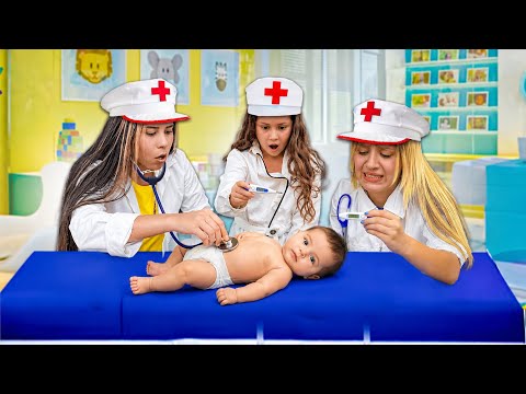 VIRAMOS UMA MÉDICA PARA CUIDAR DE UM BONECO COM DODÓI !!
