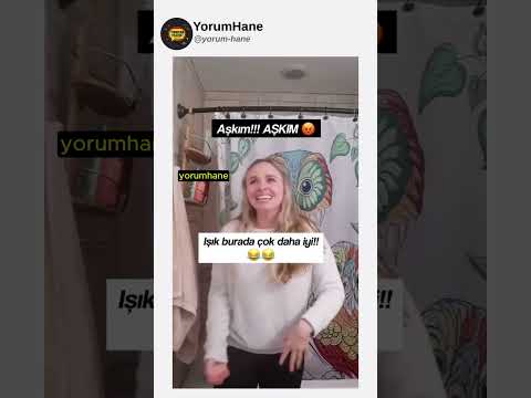 Komik İnstagram Videoları | Kocama duştayken şaka yaptım ve... #komedi #komik #mizah #youtubeshorts