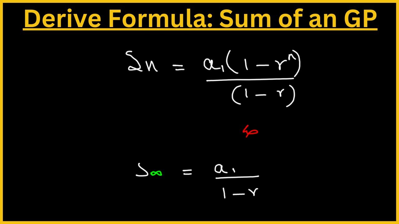 019d Deriving Sum of terms in an Arithmetic Progression (AP) - YouTube