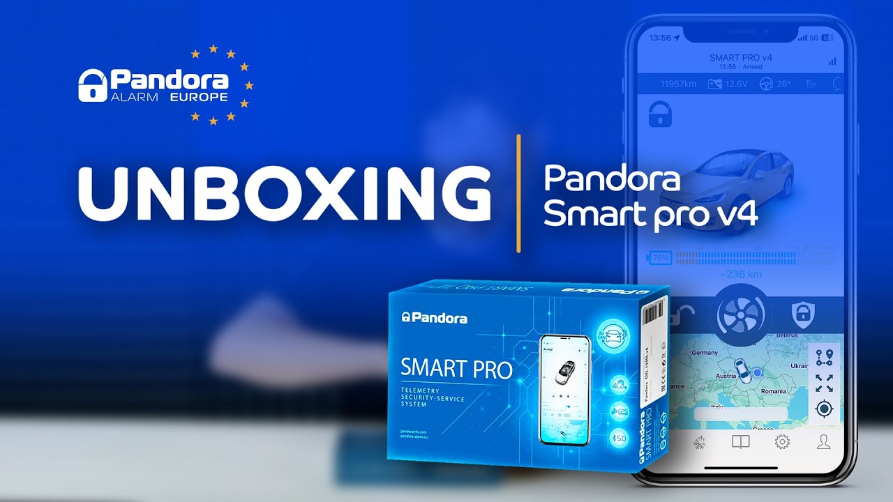 📦🔐 Pandora SMART PRO v4 | UNBOXING - YouTube