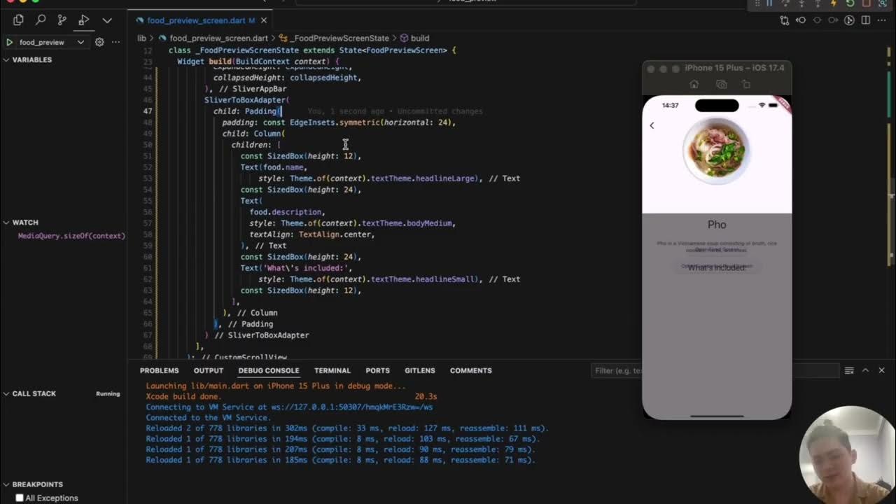 Flutter Tutorial 01 Sliding And Resize Image With Customscrollview And Slivers Youtube