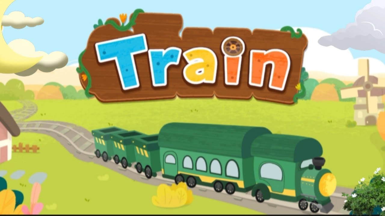 Baby train cartoon video - YouTube