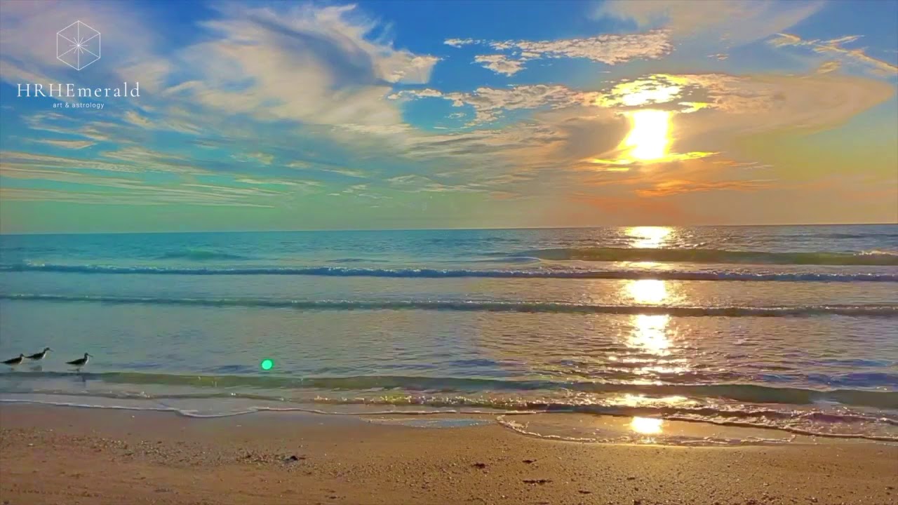 BEST BEACH HD VIDEO • TIME LAPSE • CALM SUNSET THERAPY • SOOTHING OCEAN ...