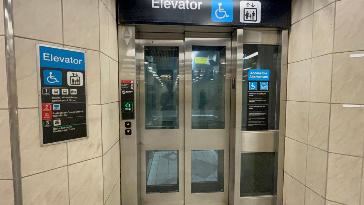 Retake of Both Elevators at Toronto TTC Main Street Subway Station 9/3 ...