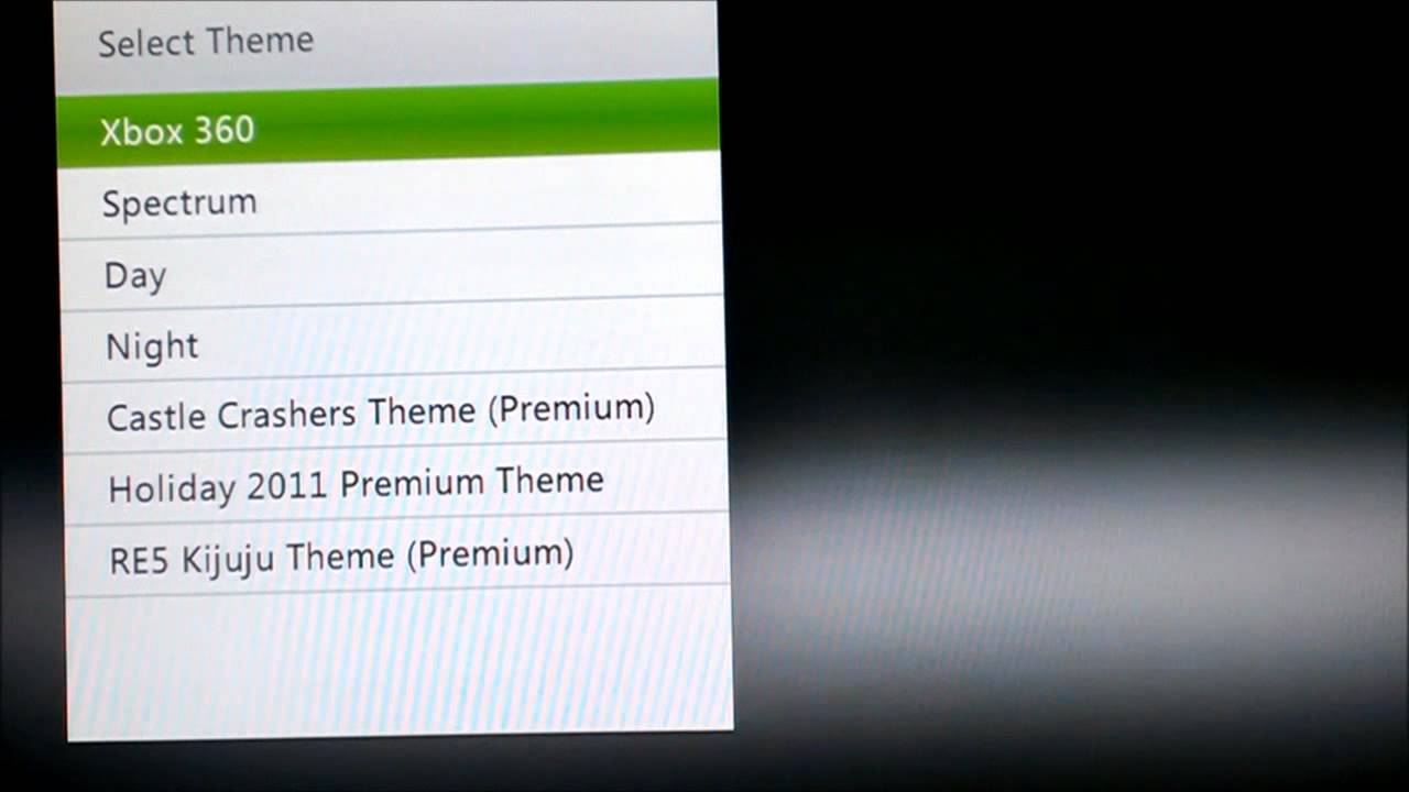 Changing your theme on Xbox 360 .. EASY - YouTube