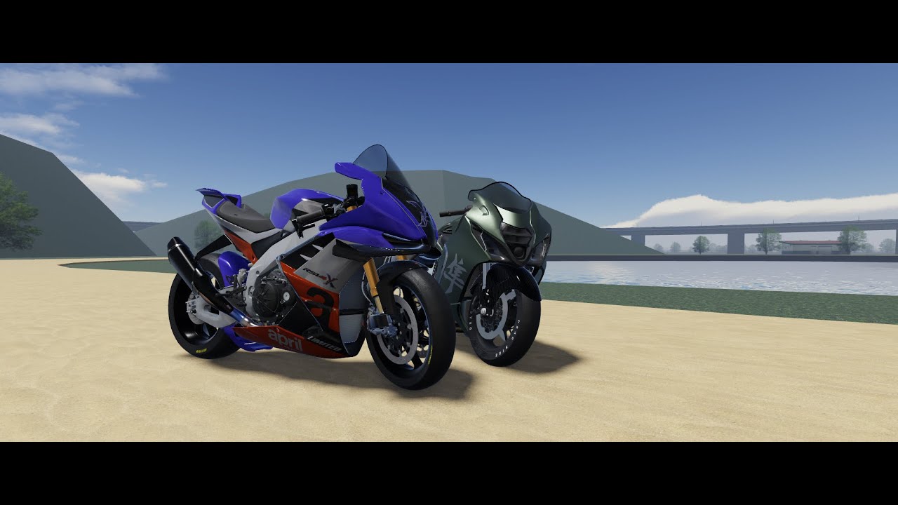 Roblox "The Ride" Hayabusa Drag Edition vs April RSV4 Xtrenta plus ...
