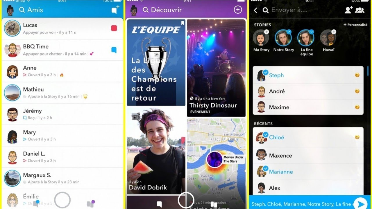 VIDÉO - Découvrez la nouvelle interface de Snapchat - YouTube