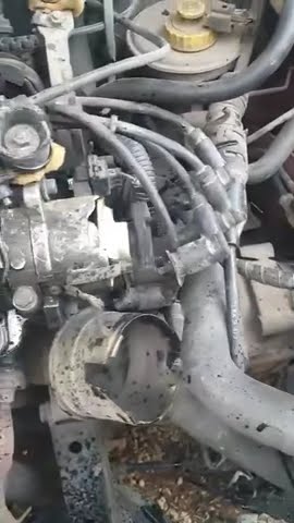 Engine smashed with hammer - YouTube