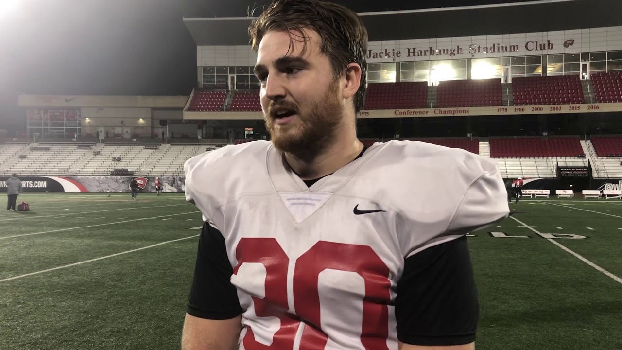 WKU FB LB Clay Davis 10-30-19 - YouTube