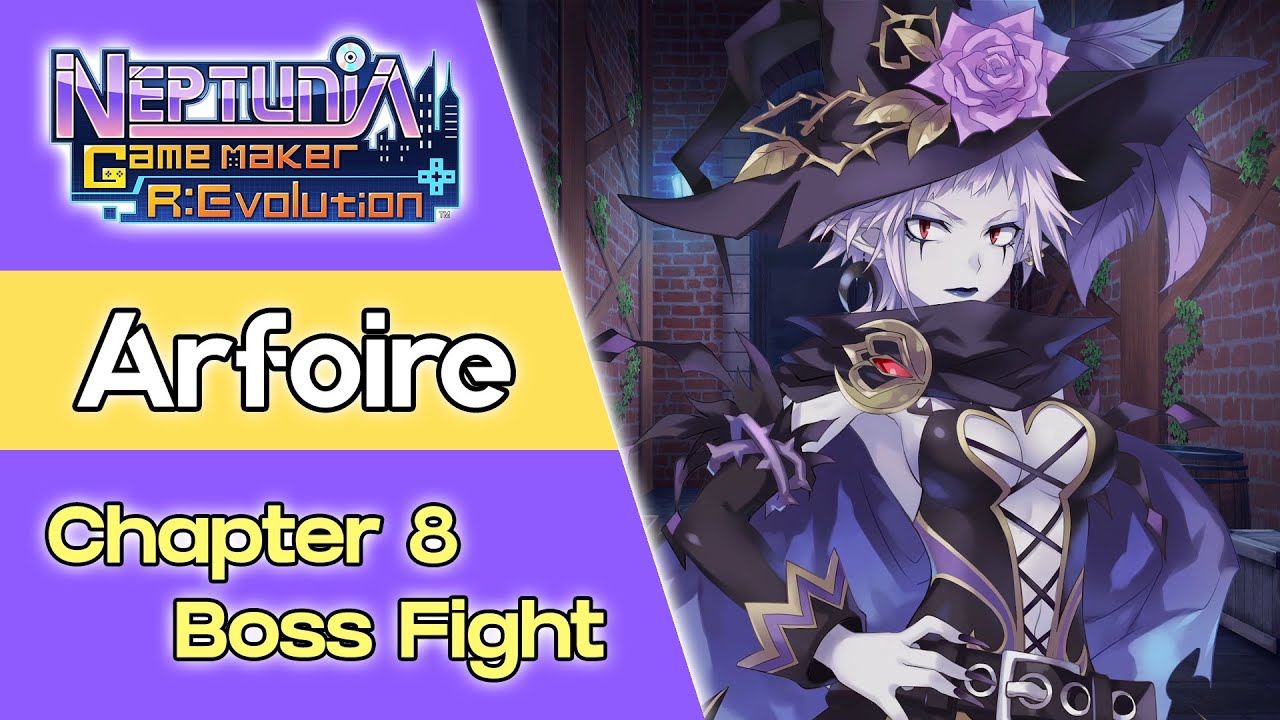 Arfoire Boss Fight (Chapter 8) - Neptunia Game Maker R:Evolution - YouTube
