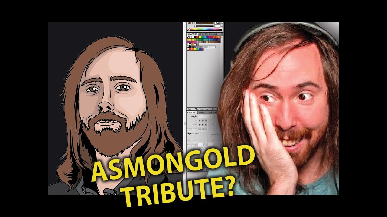 FINALLY REVEALED! Asmongold Tribute & Fan Art - YouTube