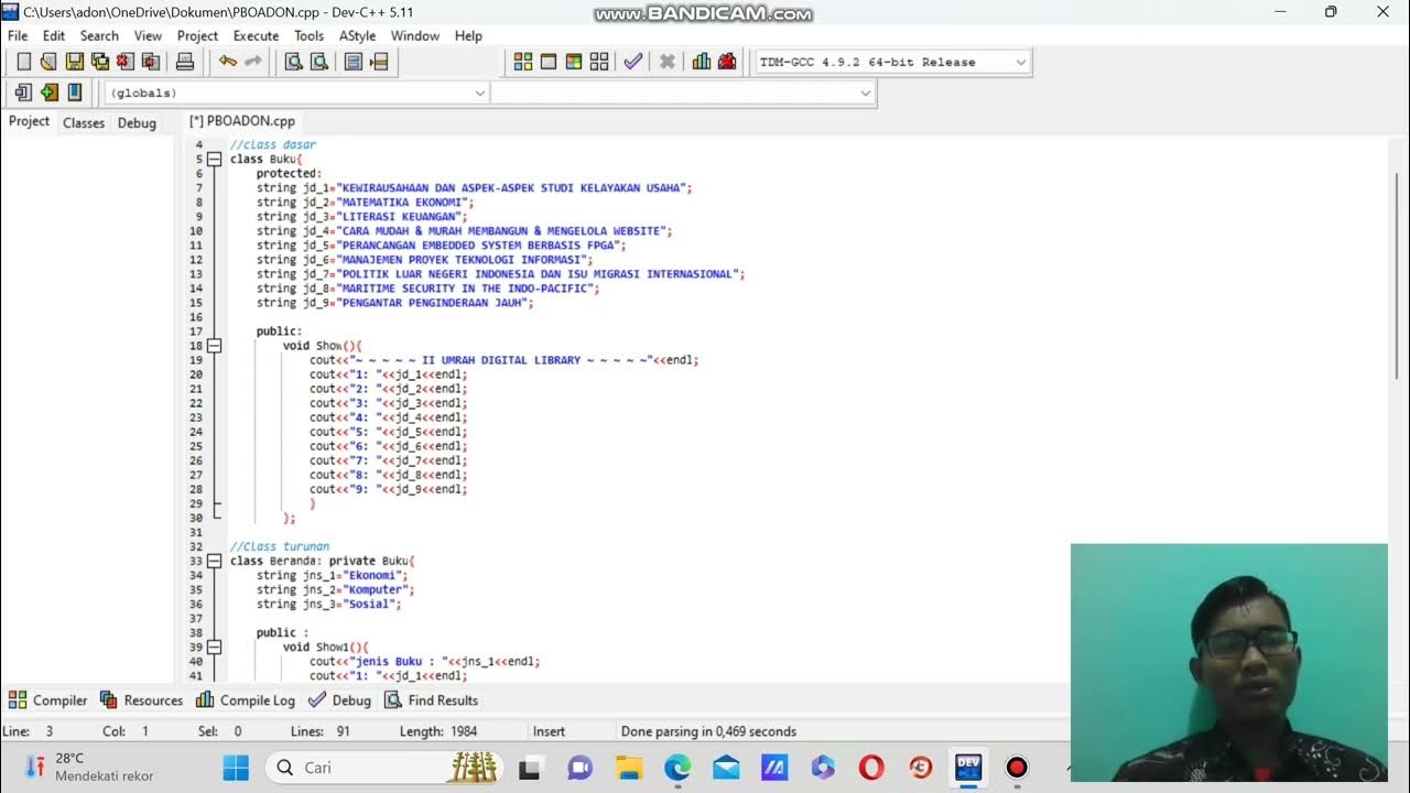 Tugas Praktikum PBO - 2023 - YouTube