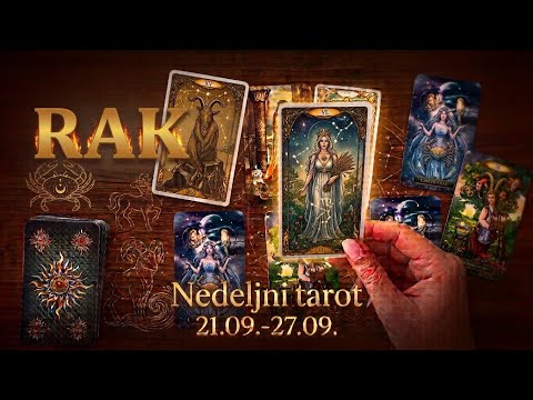 RAK Vi briljirate!? ✨21.09.-27.9. Nedeljno tarot citanje