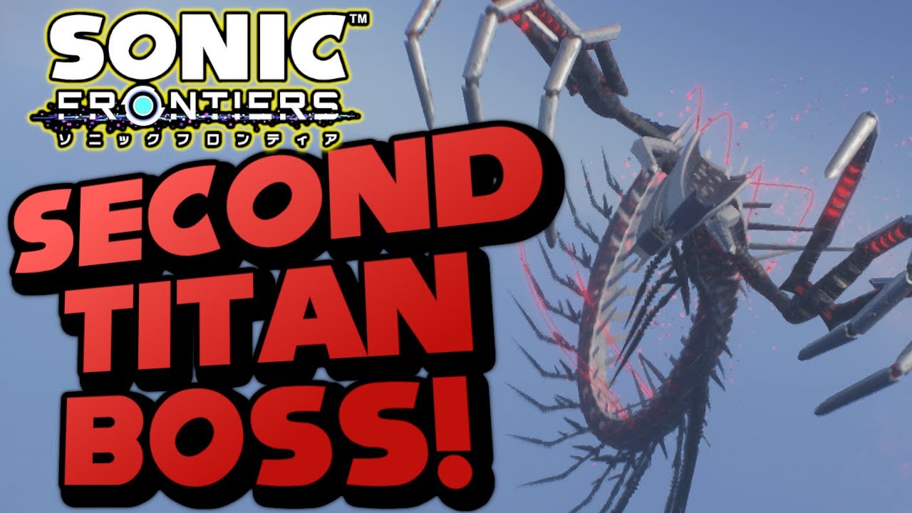 Sonic Frontiers - Second Titan Boss Gameplay - YouTube