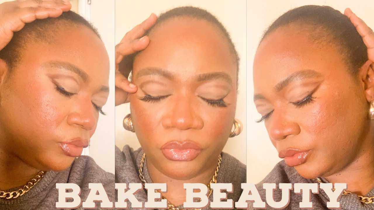 EASY GLOW GLAM + V CUT CREASE EYELOOK | Bake Beauty - YouTube