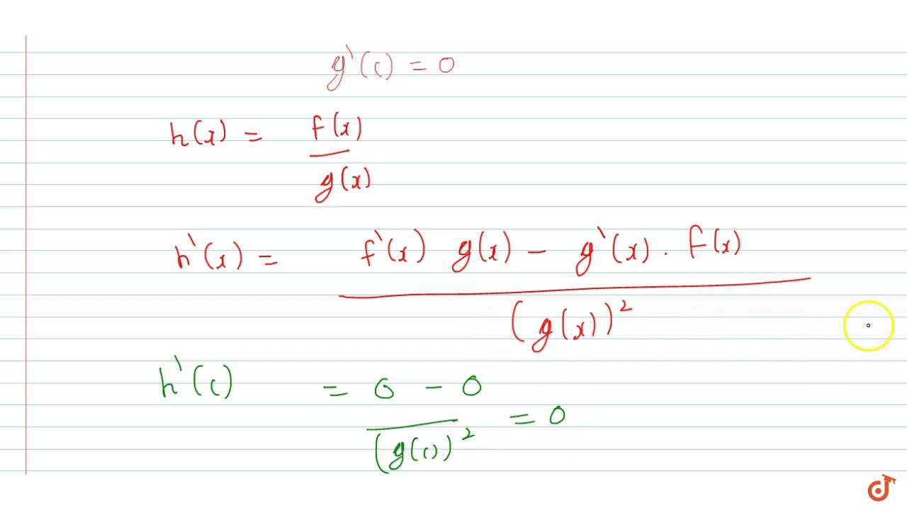 Let f and g be two differentiable functions defined from `R- gtR^+`. If ...