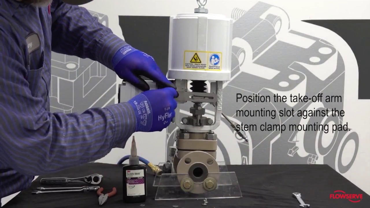 Mounting the Logix 3800 Digital Positioner on the Valtek Mark One ...