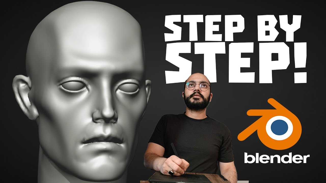 Blender Sculpting Tutorial - Head Sculpting In Blender - YouTube