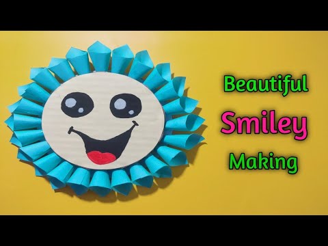 😊Smiley Making Craft😊 || Beautiful Smiley Making || Smiley || Crafting ...