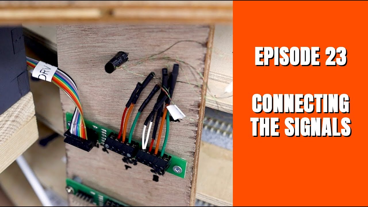 N SCALE LAYOUT UPDATE: Connecting the signals - YouTube