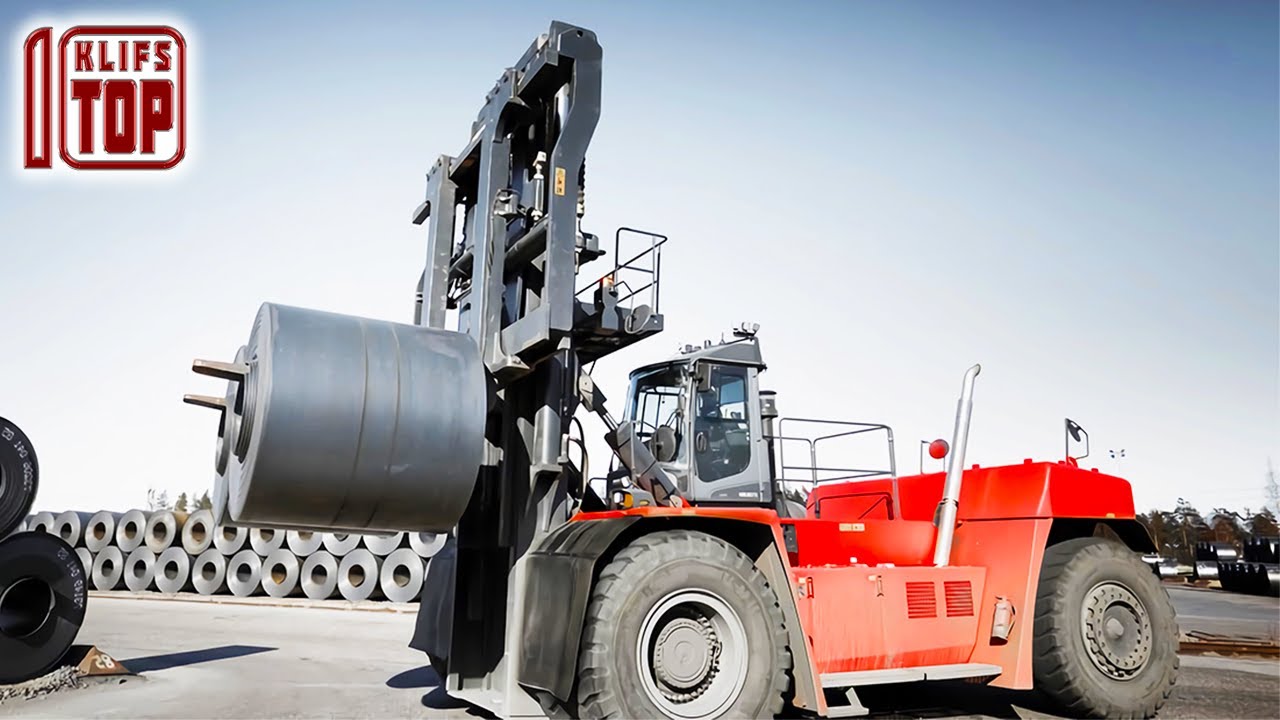 10 Most Powerful Industrial Forklifts - YouTube