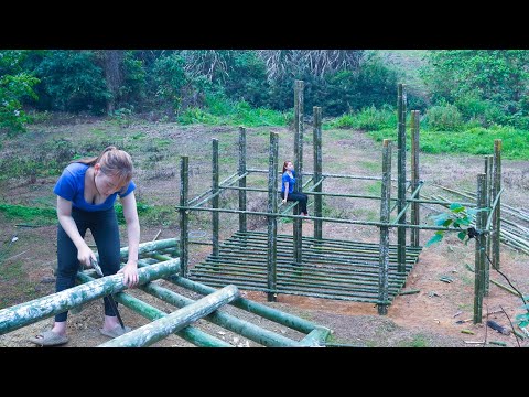 120 Day Building 2-Story Bamboo House. Start To Finish - Leave The Noisy City To The Countryside