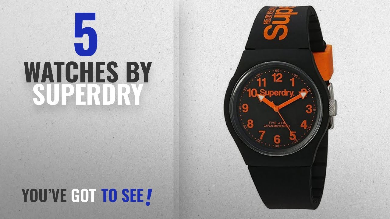 Top 10 Superdry Watches [2018]: Superdry 'Urban' Quartz Plastic and ...