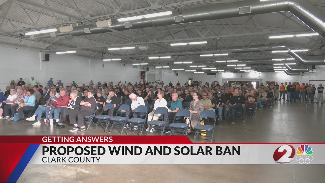 Clark County considers solar, wind farm ban - YouTube