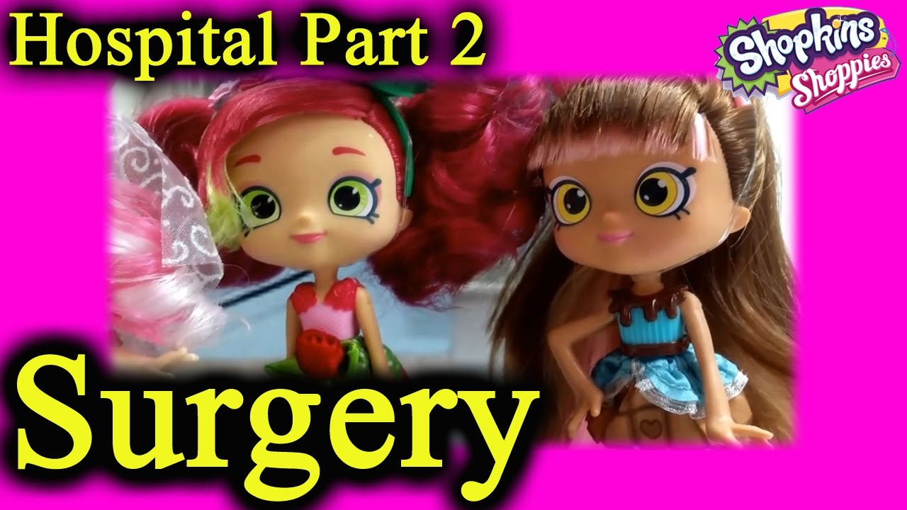 Shopkin VIdeos:Lucy Smoothie Goes has Surgery on her leg. Cocolette ...
