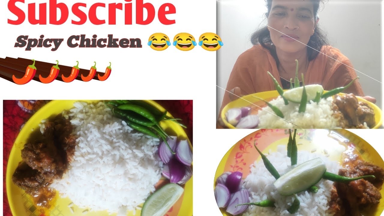 🌶Spicy chicken ll Eating challenge ll Spicy🌶🌶🌶🌶 🥵🥵🥵🥵 - YouTube