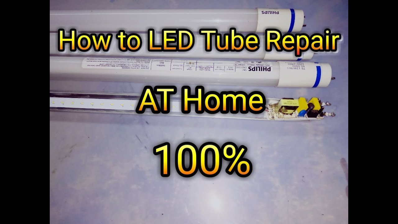 How to repair LED tube at home Smps circuit Transformer - YouTube
