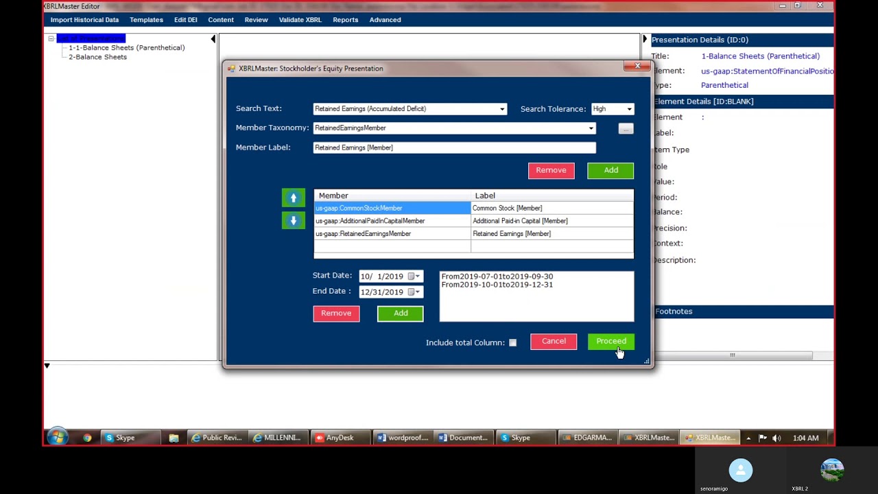 XM XBRL EDitor - YouTube
