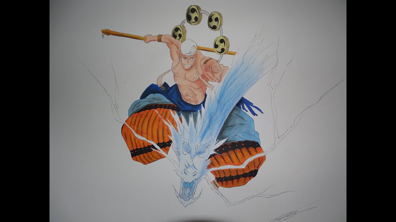 Speed Drawing - ENER - One Piece - YouTube