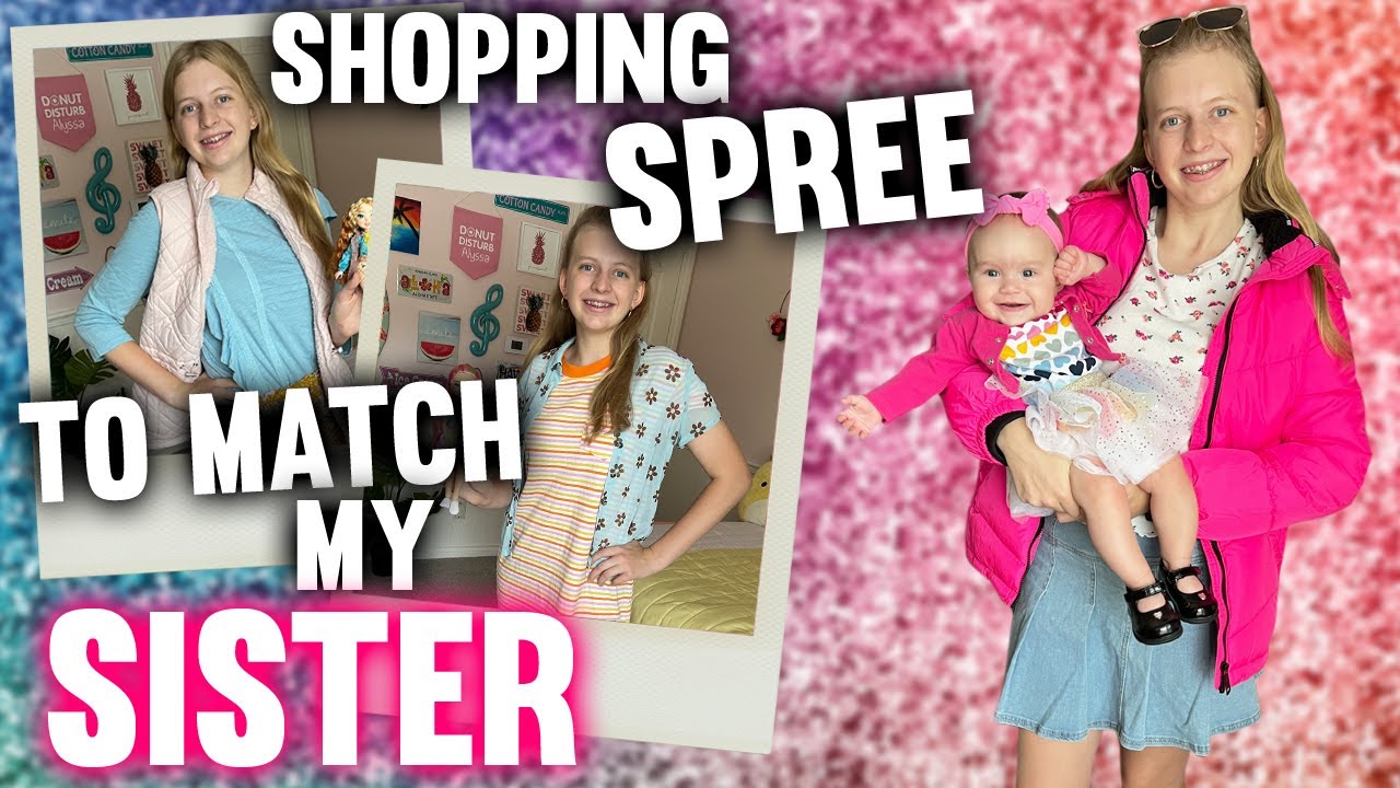 Match My Sister Shopping Spree Challenge Youtube