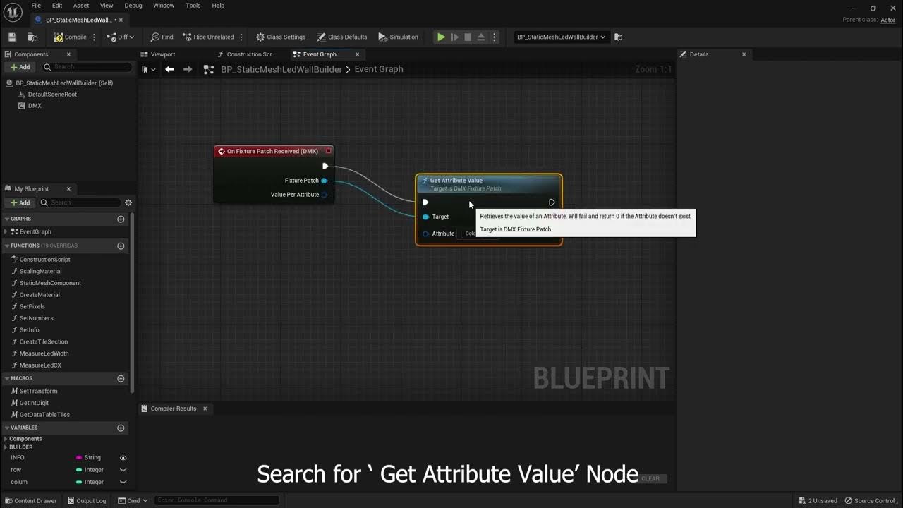 Unreal Engine - LedWall Builder - Trigger Video Using DMX - YouTube