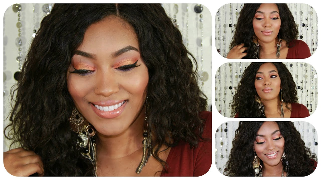 {Tutorial} Dreaming of Spring Sunsets | Subtle Colorful Makeup - YouTube