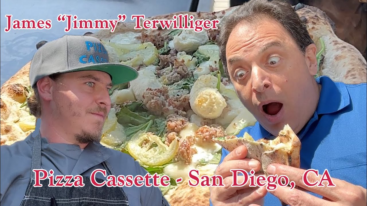 Artisan Pizzaiolo James "Jimmy" Terwilliger of Pizza Cassette with Chef ...