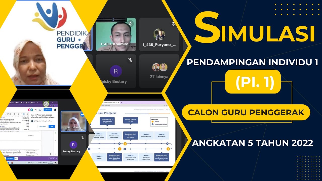 Simulasi Pengajar Praktik PI-1 (Pendampingan Individu 1) - YouTube