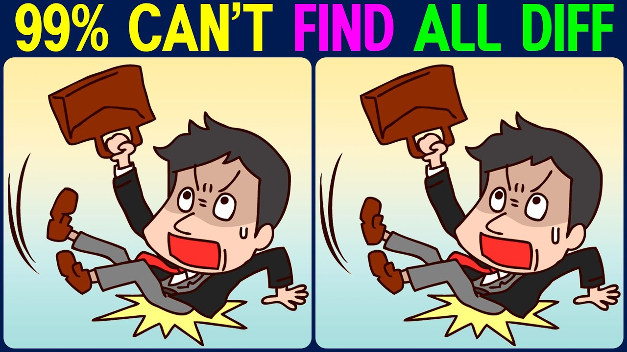 【Find the Difference】 99% CAN'T FIND ALL DIFFERENCE - YouTube