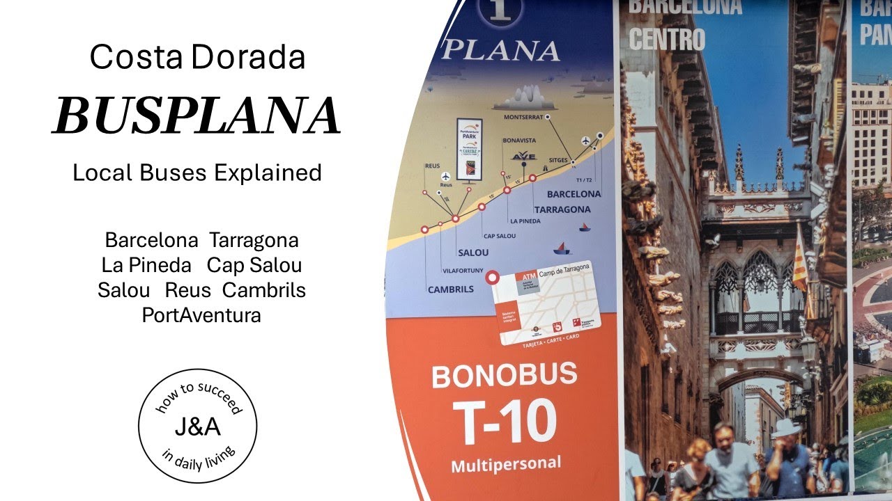 Salou Buses - Costa Dorada bus timetables explained, La Pineda ...