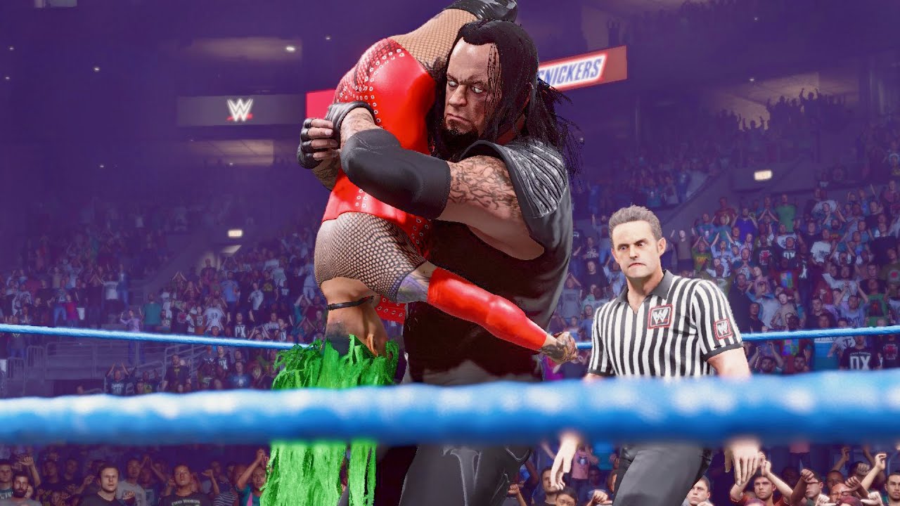 WWE 2k22: Shotzi vs Undertaker #intergender #wrestling man vs woman ...