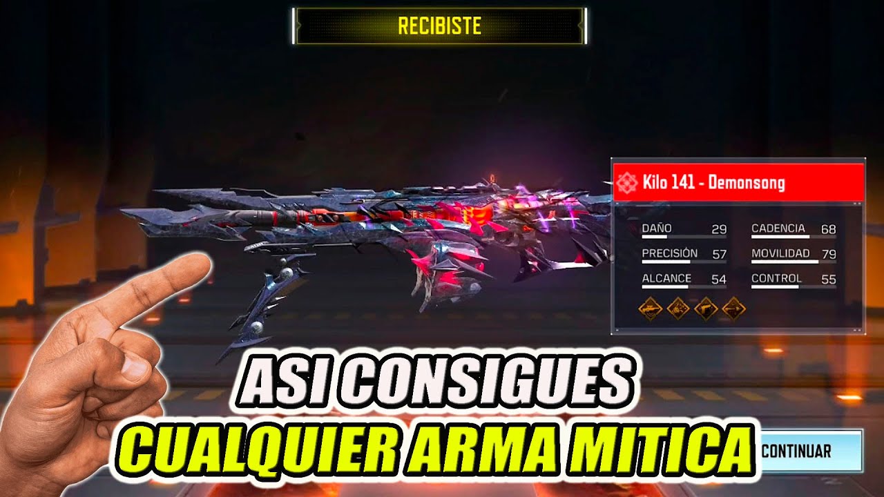 🤐MÉTODO OCULTO PARA ARMAS MÍTICAS GRATIS EN COD MOBILE - YouTube