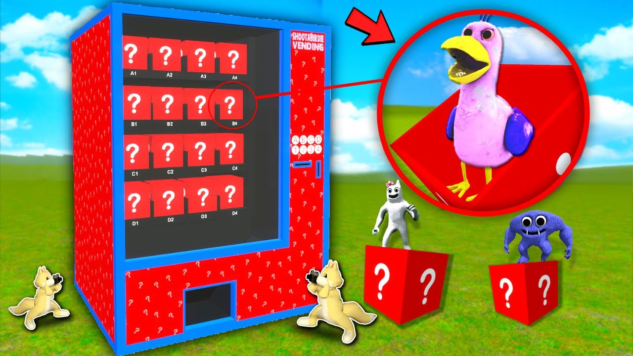 The FIRST EVER Garten of Banban VENDING MACHINE... (yes its real) - YouTube