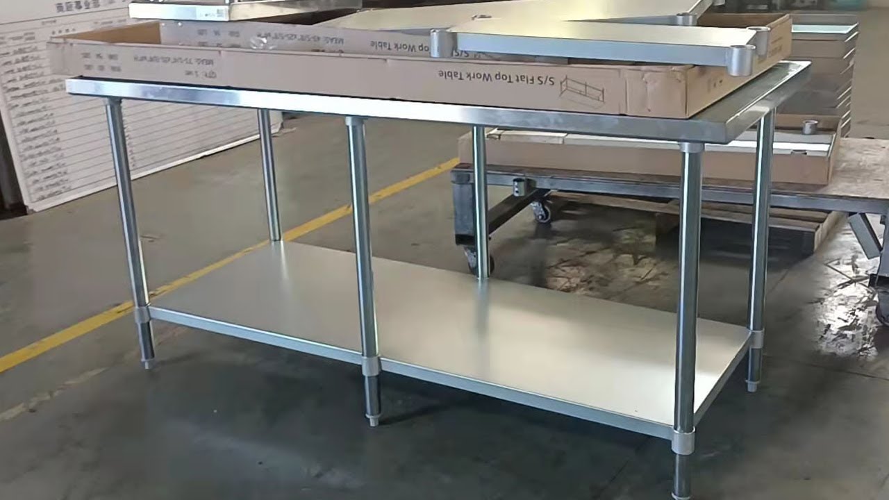Assembling Video For Stainless Steel Work Tables - YouTube