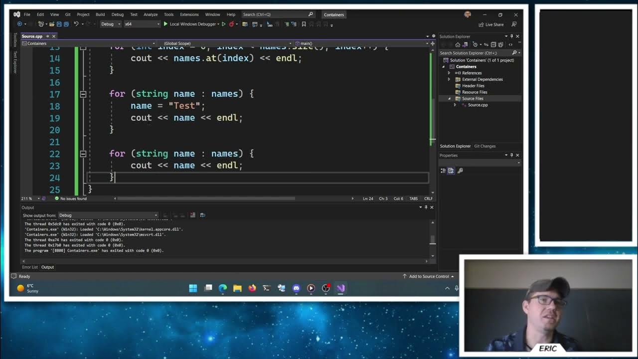 CIS 200 - Computer Science II ( C++ ) - Containers - Fall 2022 - YouTube
