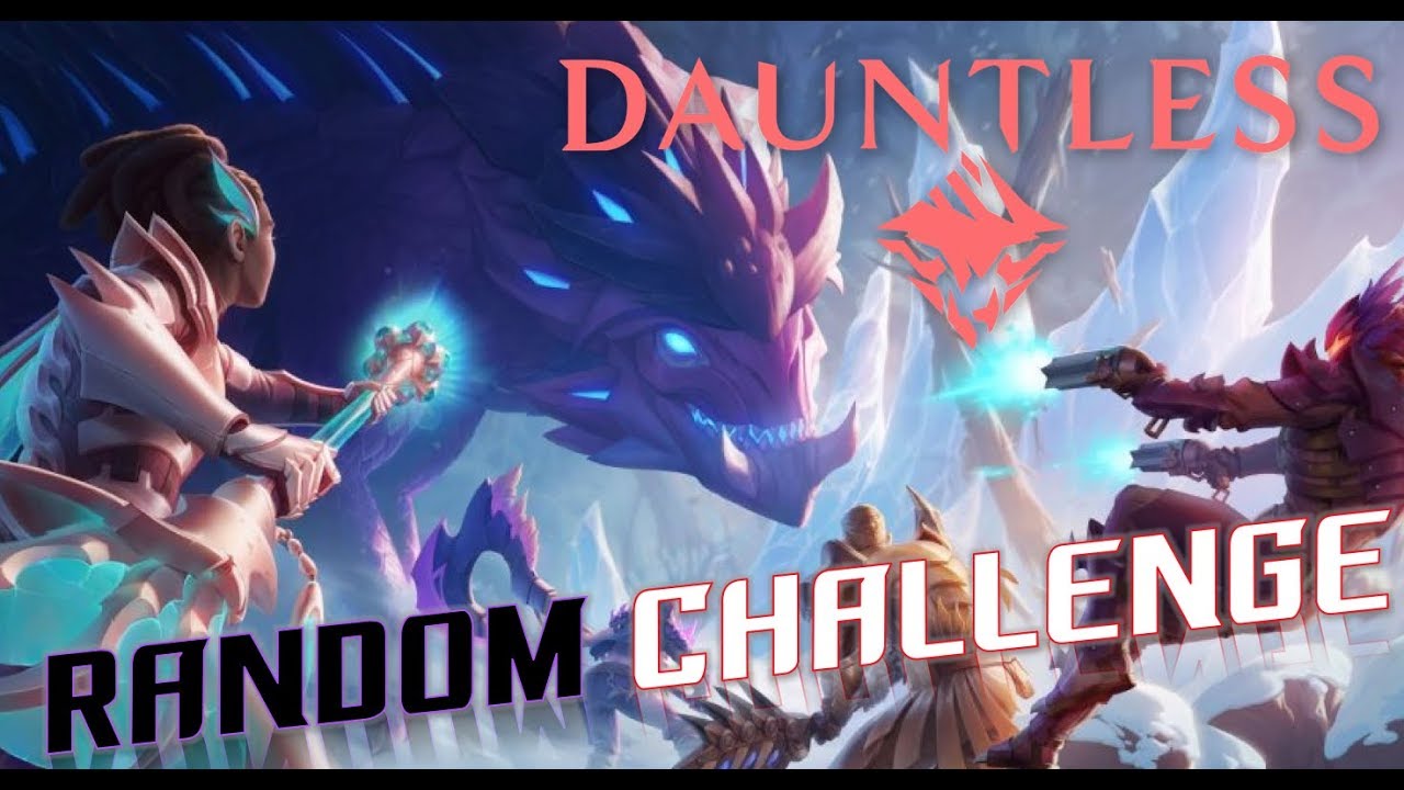 Dauntless Funny moment-Random challenge with random David, review Ps4 gun - YouTube