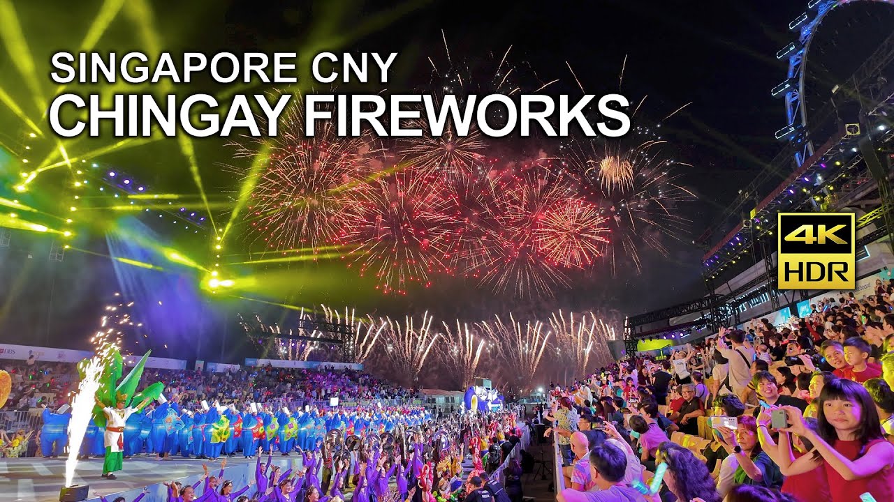 Chingay 2025 Fireworks | Singapore Chinese New Year 2025 #chingay2025 # ...